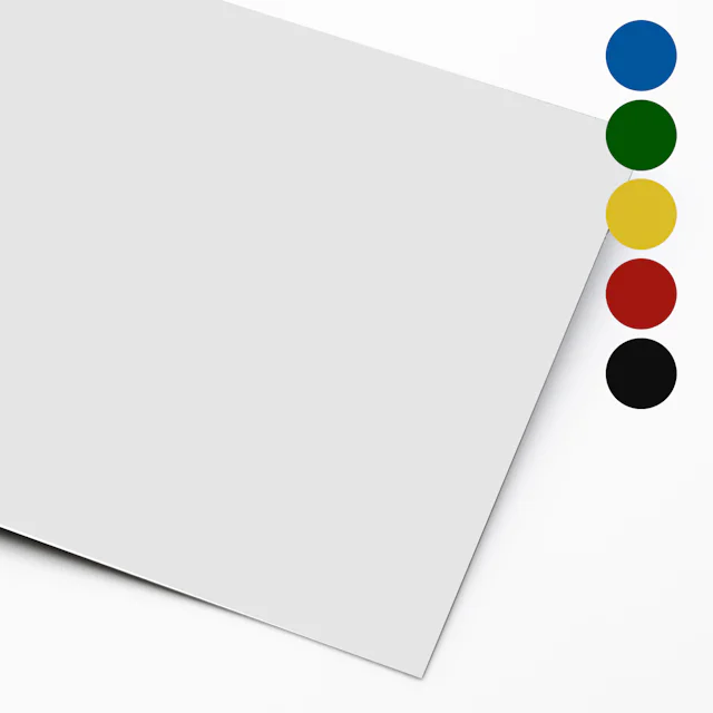 Powder-coated aluminum sheet